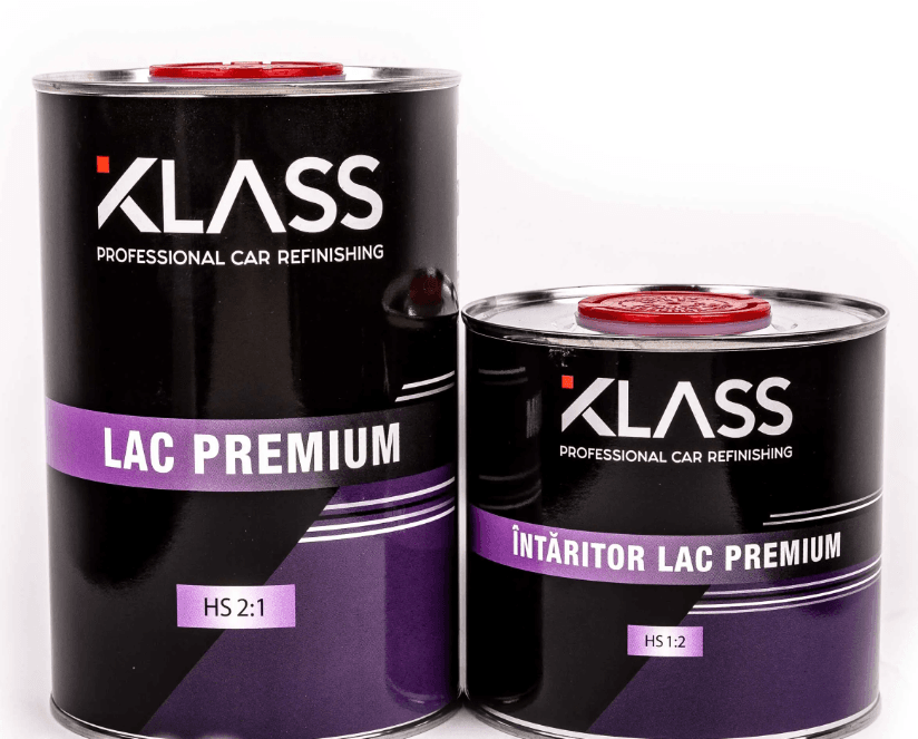 Lac acrilic Klass Premium HS cu intaritor, 1.5L - eVopseaAuto.ro