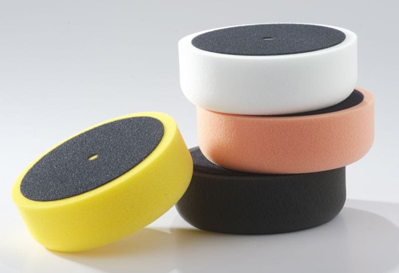 Intertroton burete de polisat galben cu scai 150x50 mm - eVopseaAuto.ro